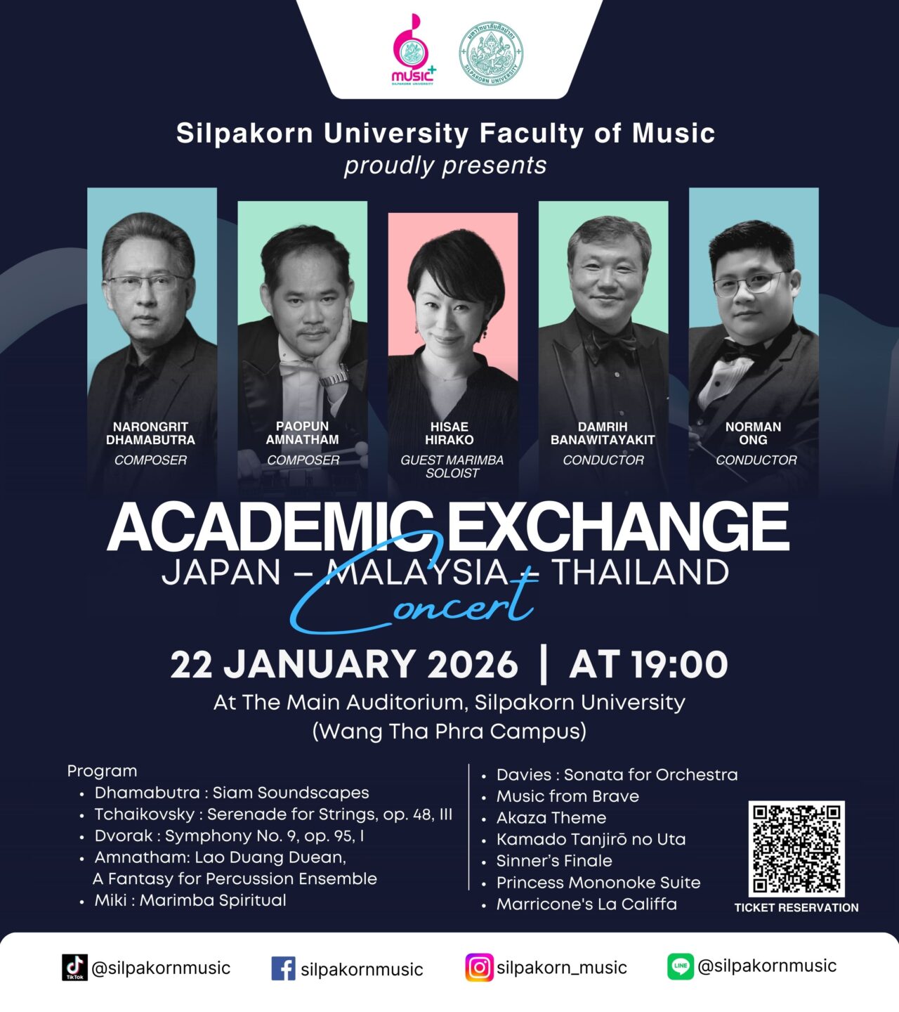 Academic Exchange Concert - Faculty of Music Silpakorn University
